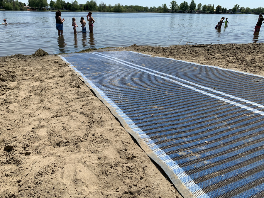 RVCA adds accessible beach mats at Baxter and Rideau Ferry conservation ...